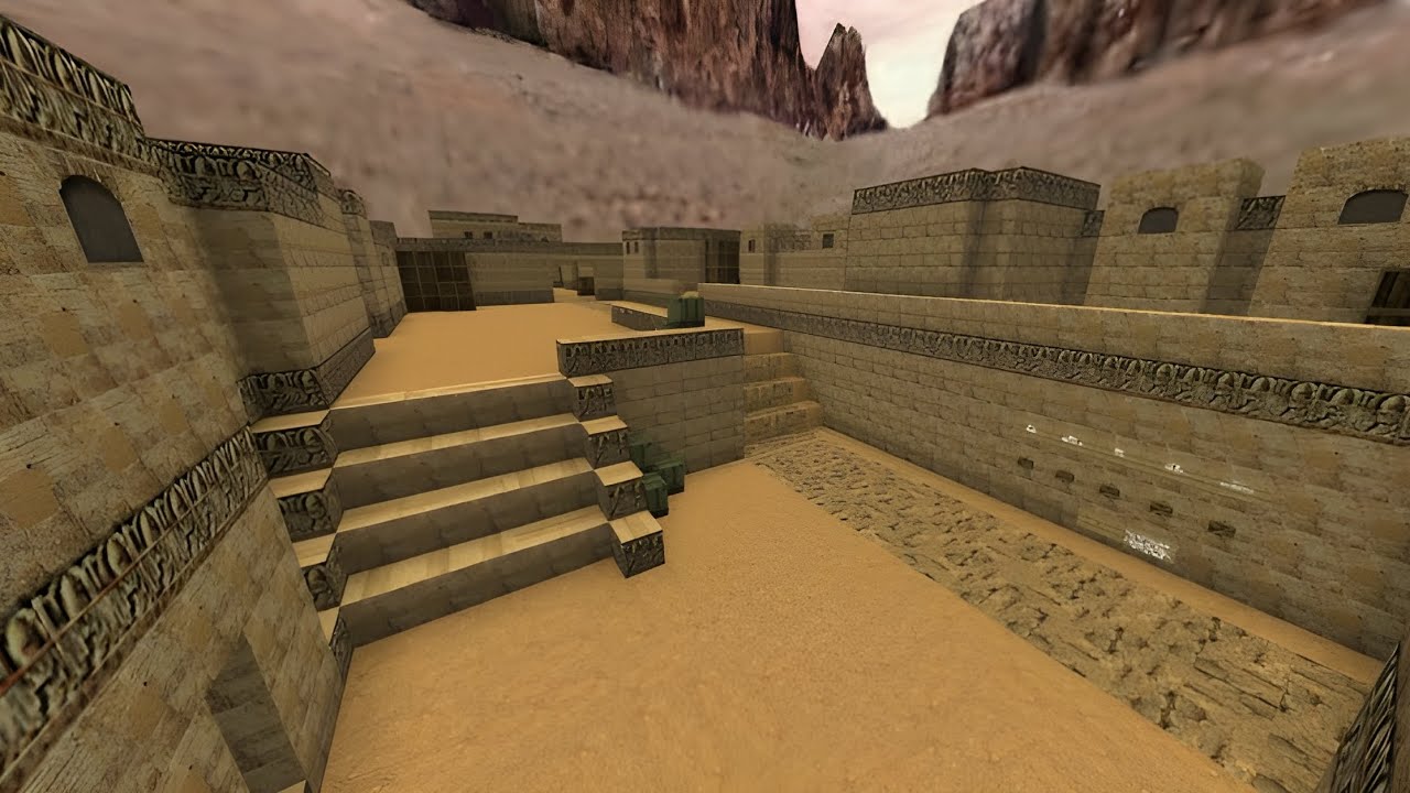Counter Strike Dust 2 Map in Minecraft PE