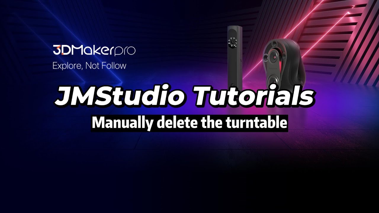 JMStudio Tutorials Manually Delete the Turntable