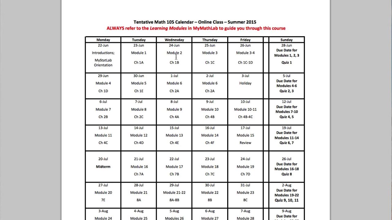 Math 105 Introduction