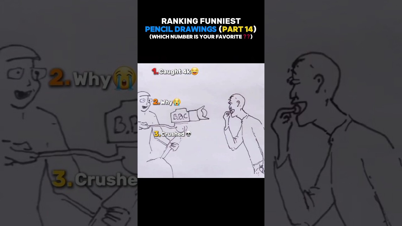 Ranking Funniest Pencil Drawings 😂 (Part 14)