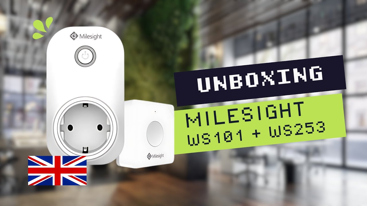 🇬🇧  Unboxing | Milesight WS253 and WS101 - LoRaWAN socket and switch