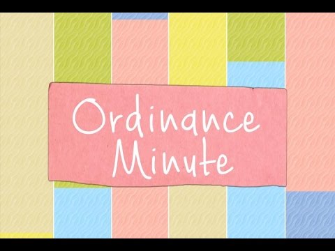 Ordinance Minute: Blight - Vehicles