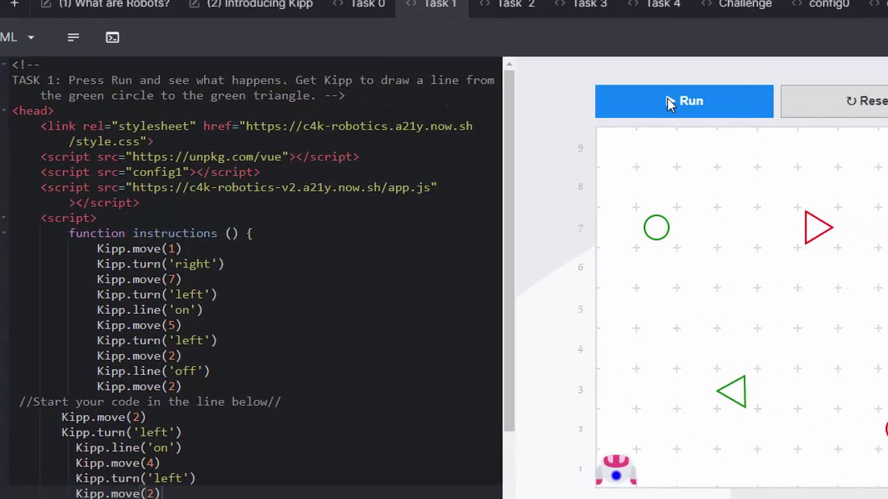 Code4Kids - Robotics Course 1 - Lesson 1