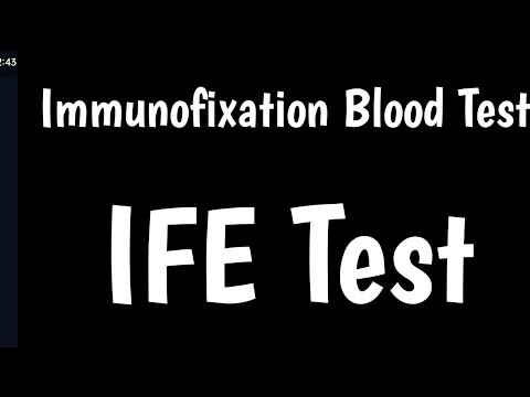 Immunofixation Blood Test | IFE Blood Test | Protein Electrophoresis |
