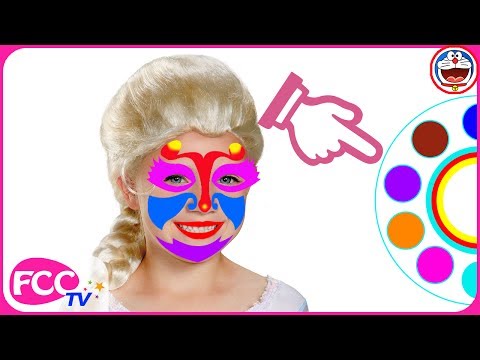 Face Painting For Kids | Learn Colors for Children | Youtube Videos For ...