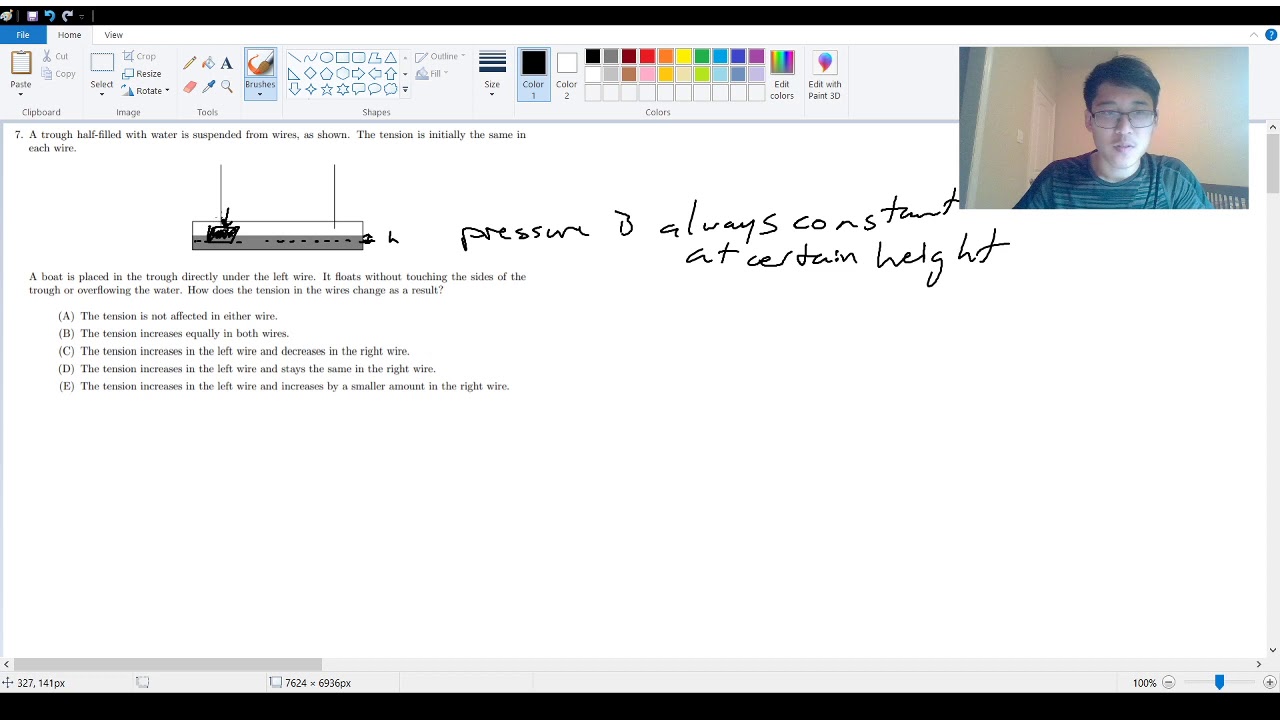 F=ma 2019 B Problem 7