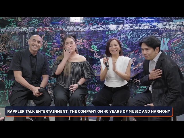 Rappler Talk Entertainment: The CompanY on 40 years of music and harmony