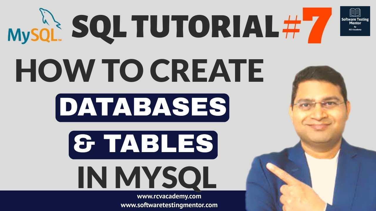 SQL Tutorial #7 - How to Create Database and Tables in MySQL