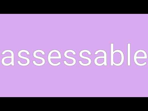 Assessable Definition & Meaning