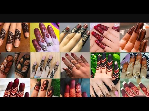 How to stylish finger mehndi Eid mehndi design #arabic#mehndi #mehndidesignsarabicstyle#simple
