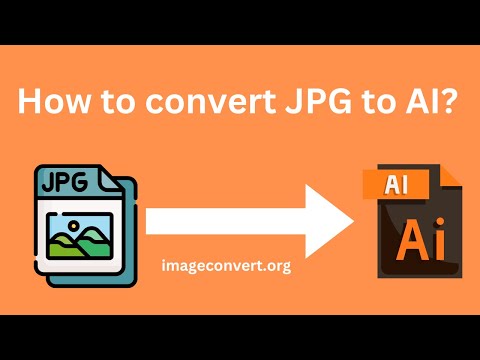 How to convert JPG to AI