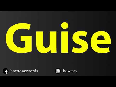 How To Pronounce Guise