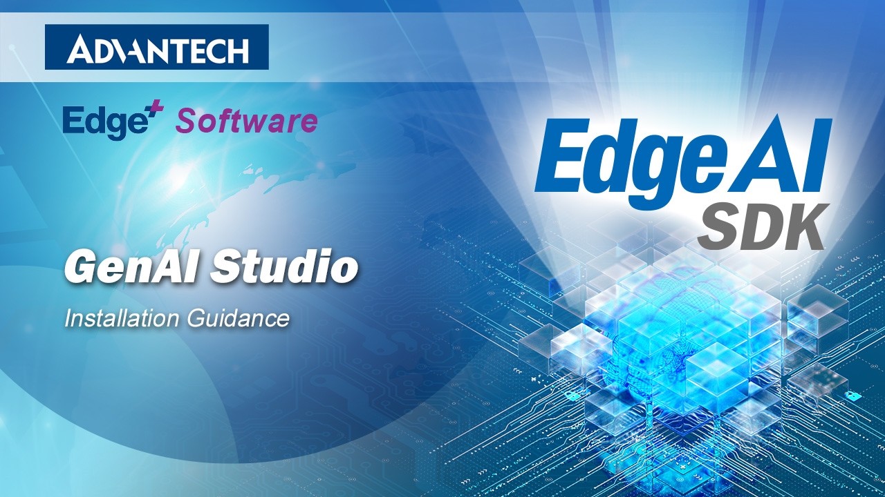 Advantech GenAI Studio Installation Guide | Step-by-Step Setup