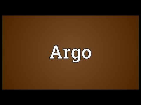 Argo Meaning