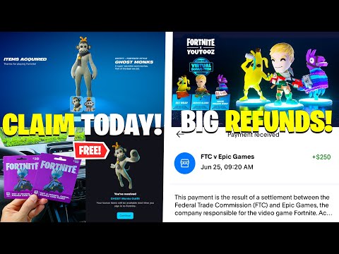 Youtooz x Fortnite Collab REVEALED! Free RARE Cosmetics + Gift Card Skin & FTC Refunds!