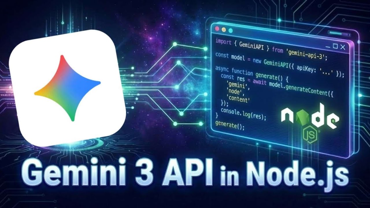Gemini 3 API in Node.js | Build AI Apps with Google Gemini