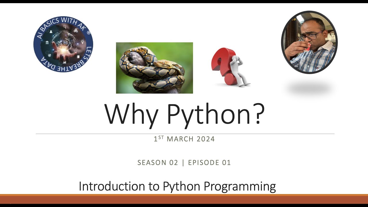Introduction to Python Programming | Season - 02 | Why Python ? | Episode 01