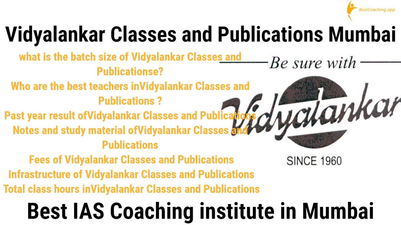 Vidyalankar Classes and Publications    -Review (Mumbai)