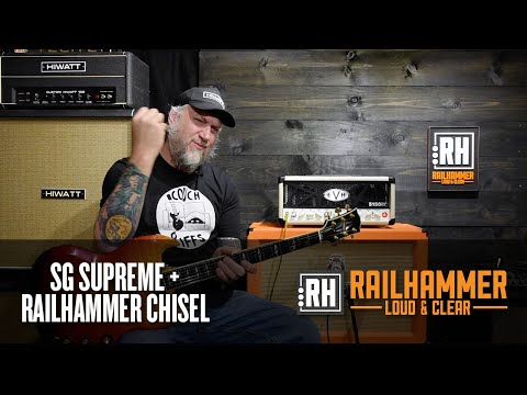 RAILHAMMER Chisel Humbucker Pickup SET Chrome | Reverb
