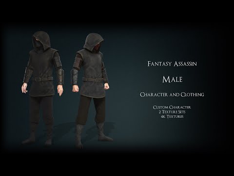 Fantasy Assassin - Male - Character Creator/Outfit - Reallusion Content ...