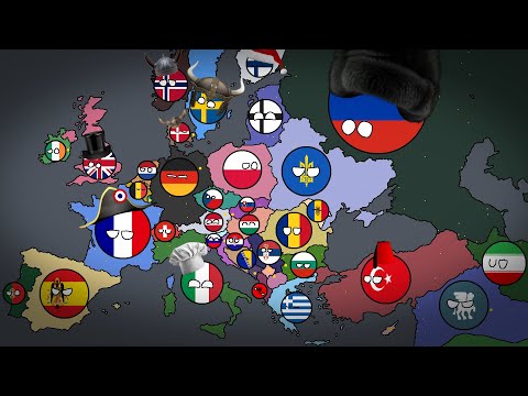 Alternate Future of Europe (2025-2032) Countryballs: The Right Threat