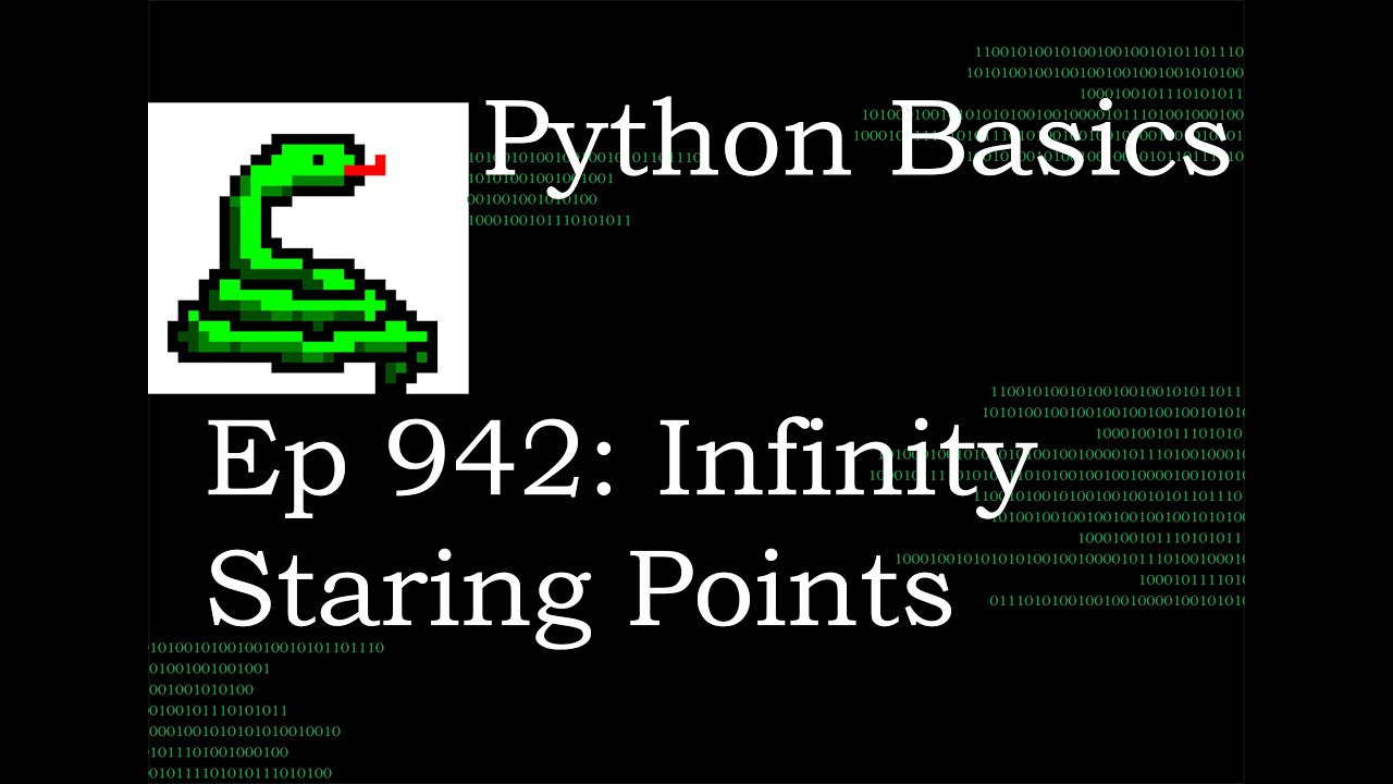 Python Basics Tutorial Infinity Starting Points