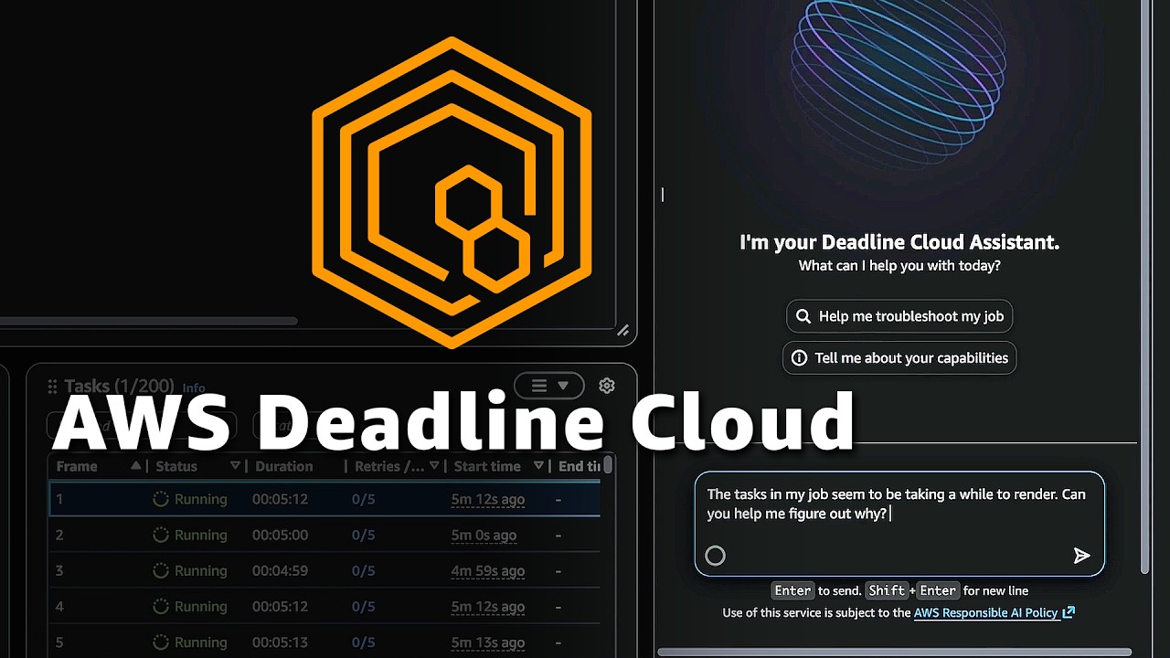 AI-powered render troubleshooting with the new Deadline Cloud Assistant