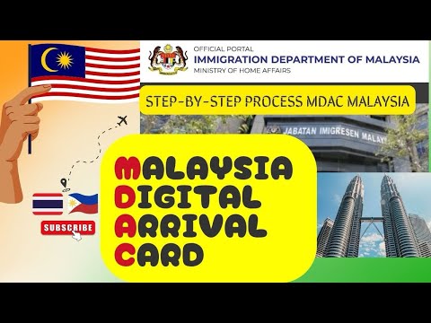 Malaysia Digital Arrival Card (MDAC) | Step-by-step process #malaysia #travel #shortvideo #kl
