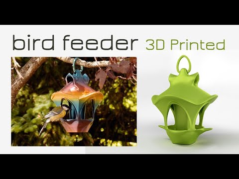 🐦 Bird Feeder・ STL File for ・Cults