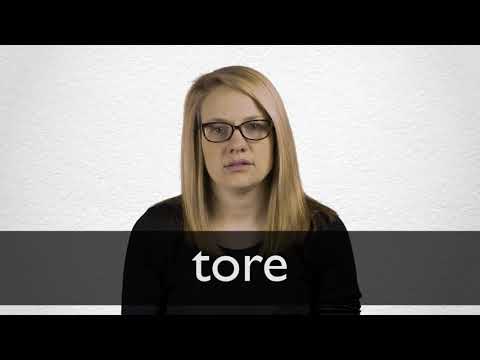 How to pronounce TORE in British English