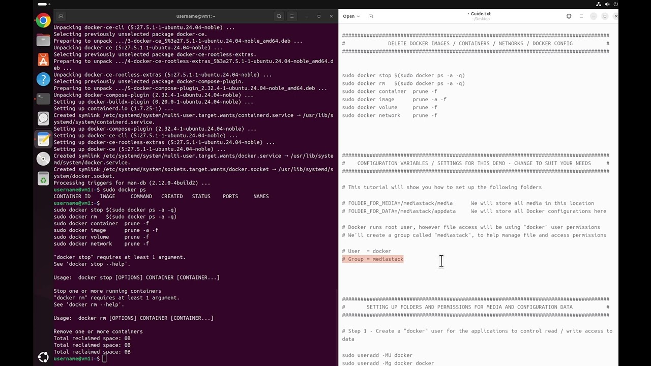 MediaStack - A Detailed Installation Walkthru (Jellyfin, Plex, Radarr, Sonarr, SABnzbd, qBit & VPN)