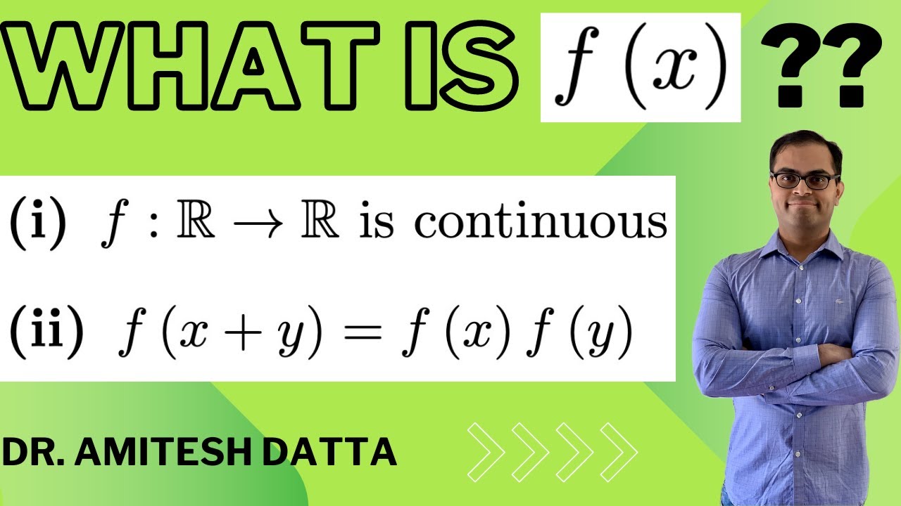 UNIQUE Continuous Function PROOF!
