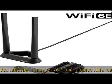 ASUS WiFi 6E + Bluetooth 5.2 PCI-E Expansion Card (PCE-AXE58BT) - Supports 6GHz Band, WPA3, 160MHz,