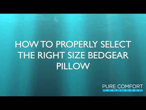 HOW TO PROPERLY SELECT RIGHT SIZE BEDGEAR PILLOW- *SEE DETAILS FOR SPECIAL DISCOUNT CODE!*