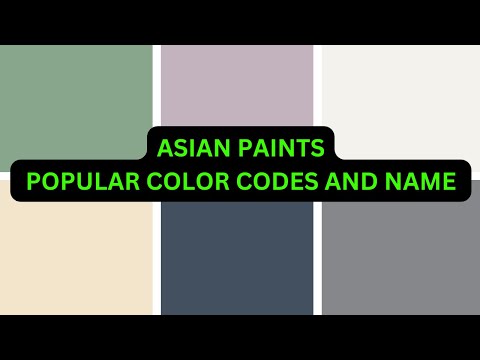 Popular Interior Paint Color codes of year 2024 From Asian Paints / asian paints color codes