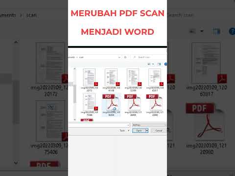 MERUBAH PDF SCAN MENJADI WORD