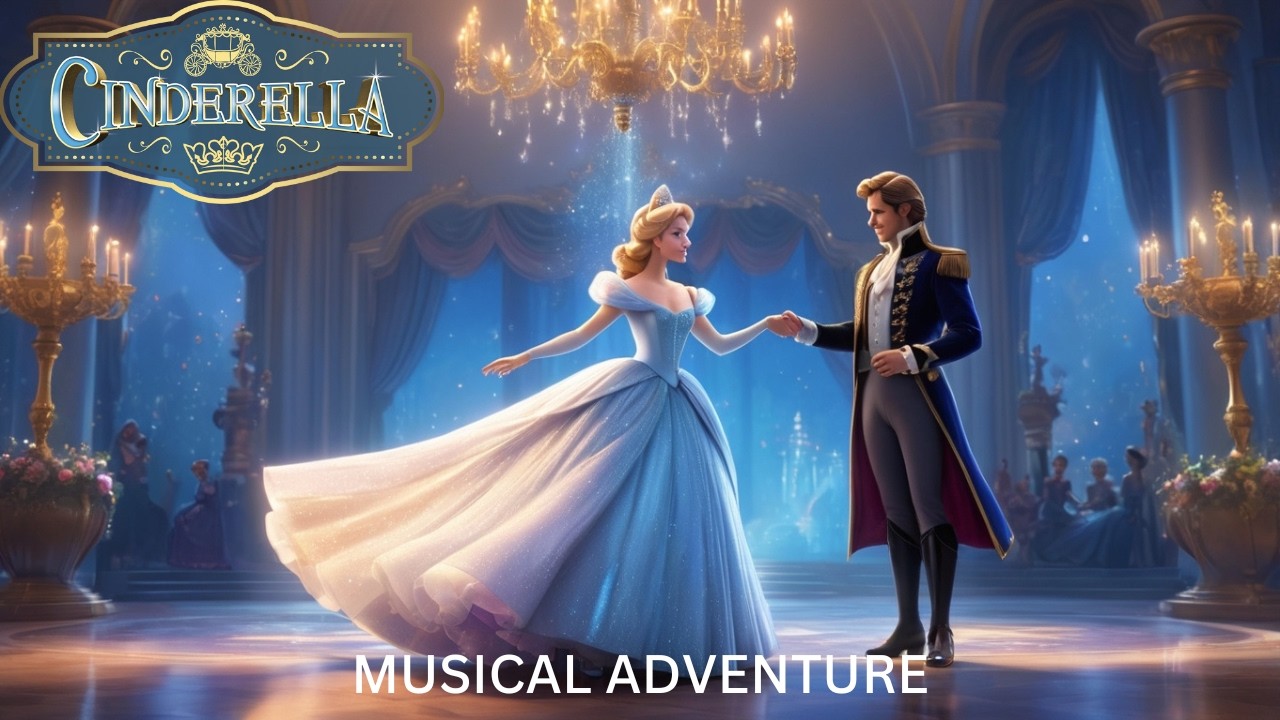 Cinderella's Magical Adventure | Fun & Musical Story for Kids | Cinderella Song with Fairy Godmother