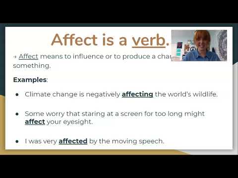 Effect and Affect