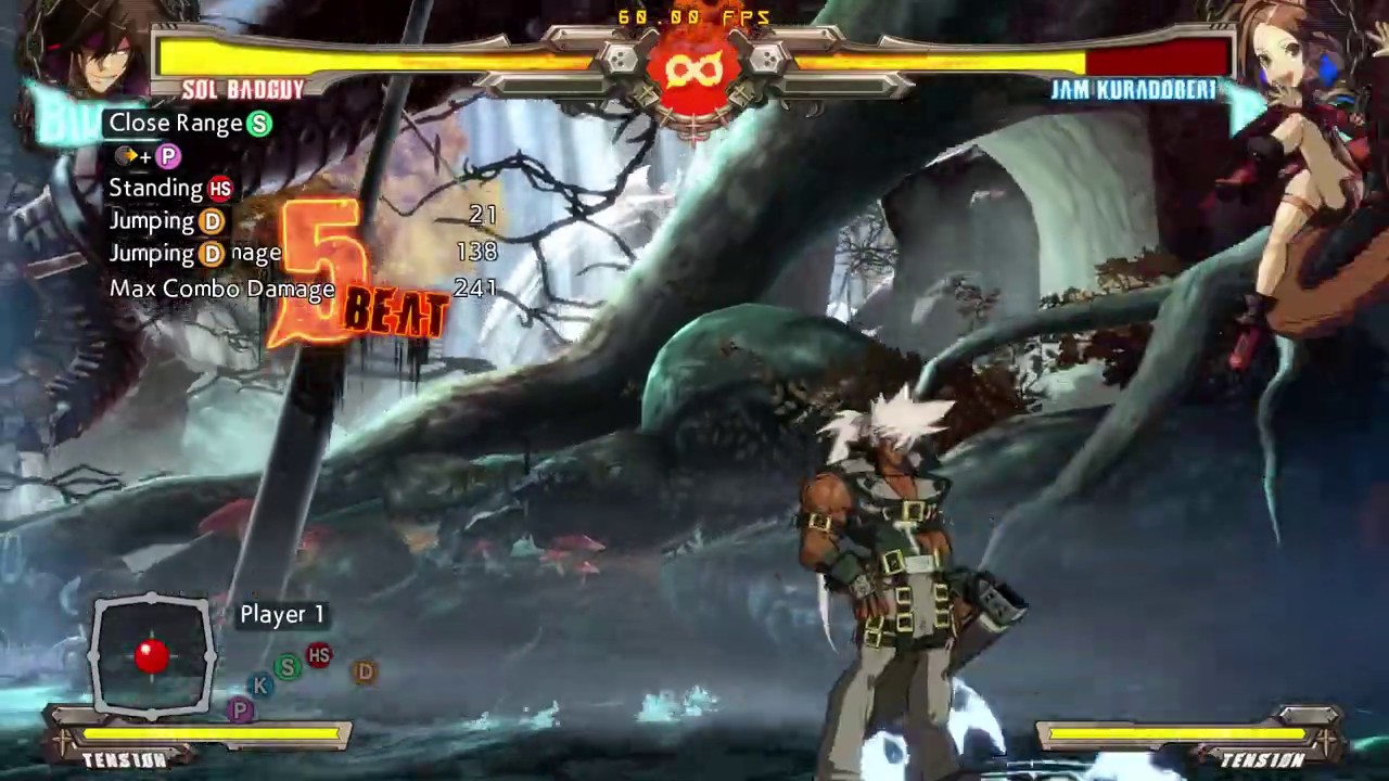 Guilty Gear Xrd Rev2 - Sol BnB Combos - Universal dustloop [Jam]