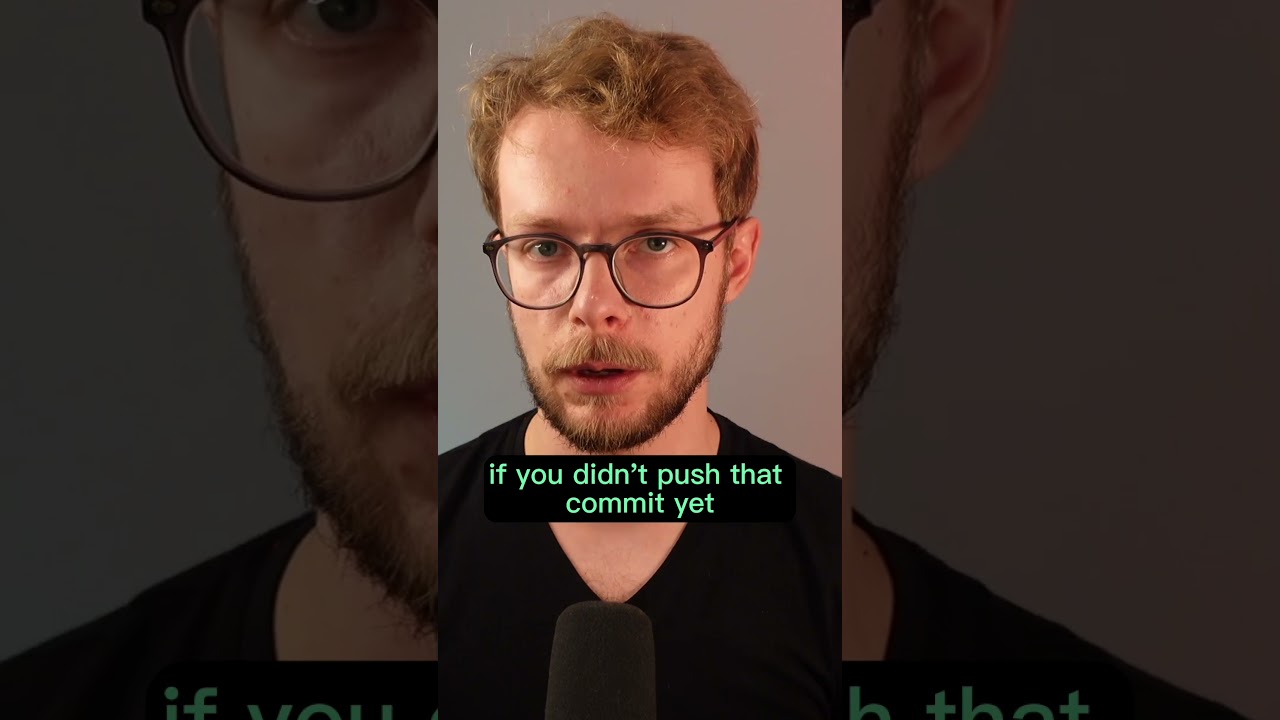 How to remove previous commit