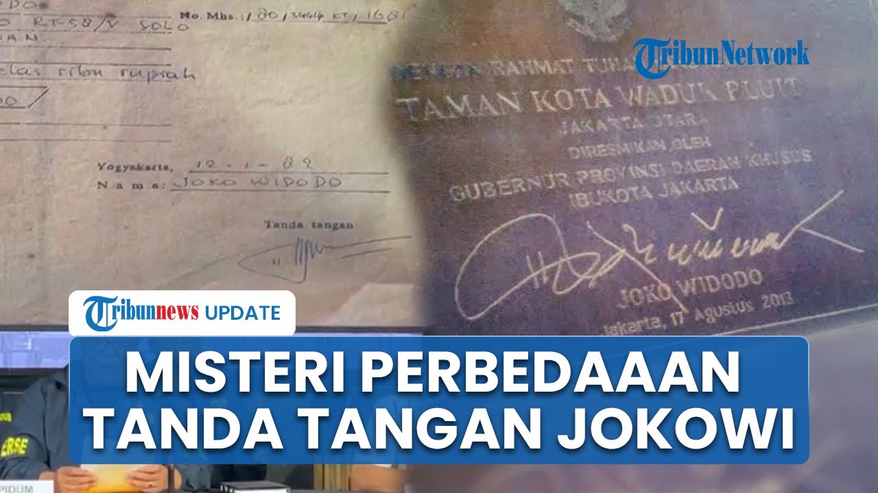 Warganet Soroti Data Ijazah yang Diumbar Polisi, Heran Ada Perbedaan Tanda Tangan Jokowi di SPP ...