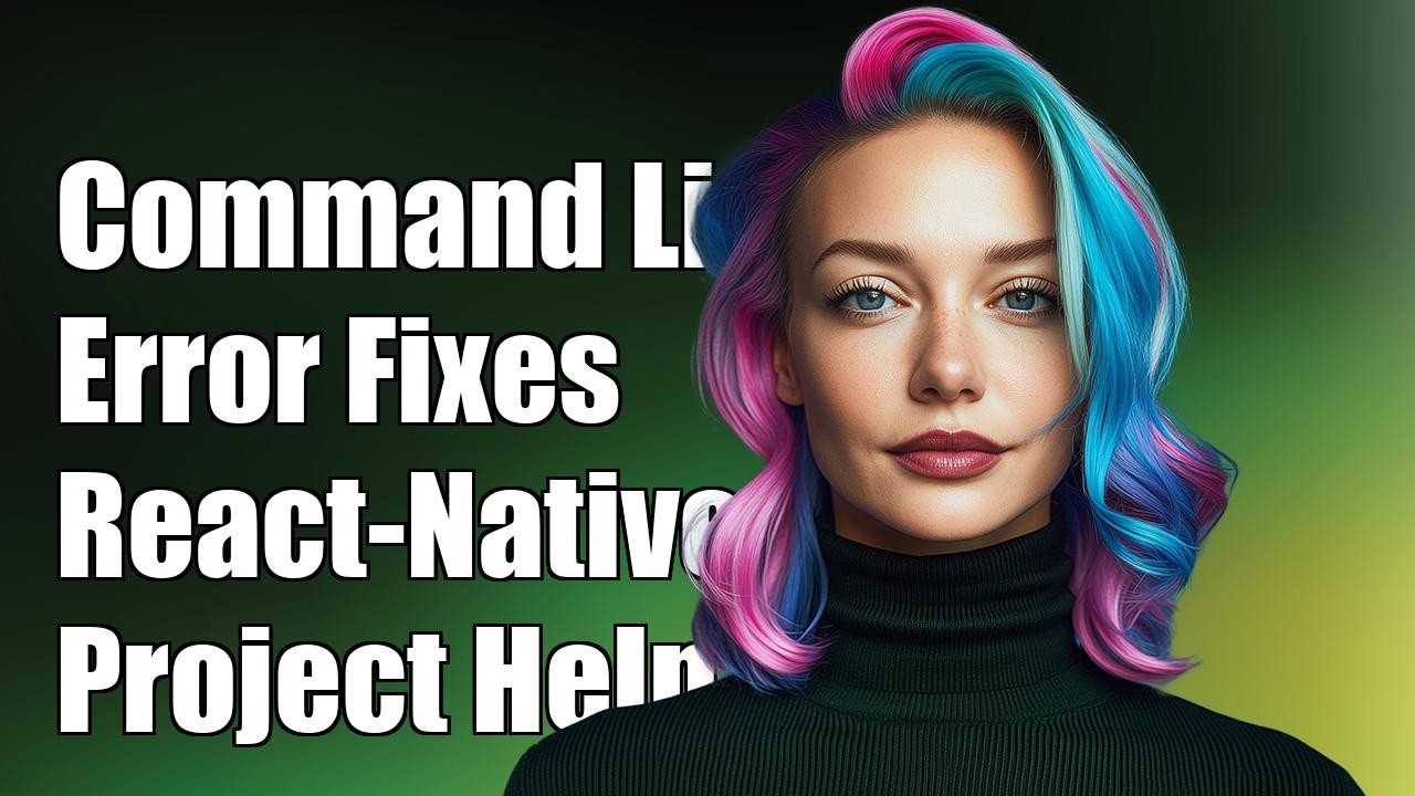 Command line error when creating react-native project