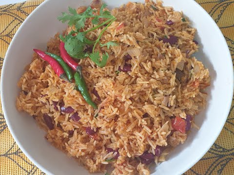 Red Bean Pulao | My Cooking Diaries "CooklikeCecilia.com"