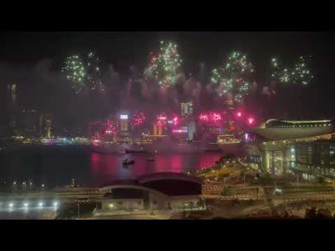 Hong Kong fireworks 2023