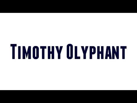 How to Pronounce Timothy Olyphant