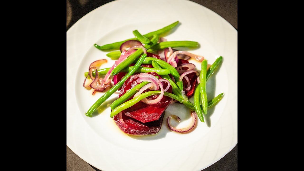 Warm Beet And Green Bean Salad