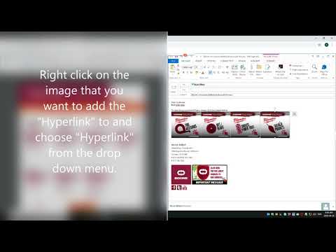 Insert Images & Add Hyperlinks to Images in Outlook