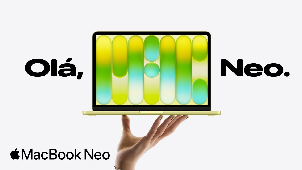 Olá, MacBook Neo