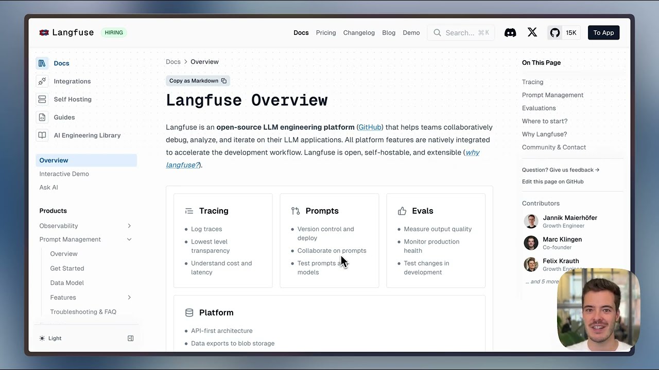 Langfuse Intro - Platform Overview