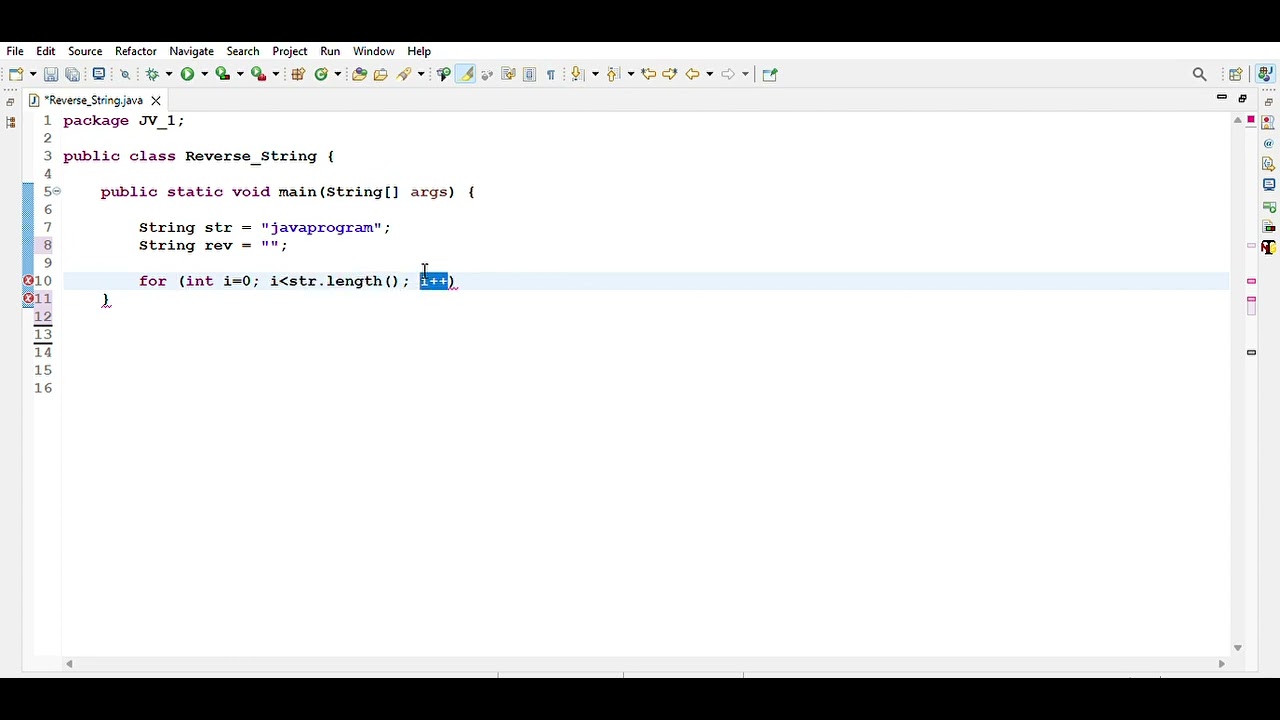 Java Reverse String Program| Step-by-Step Tutorial for Beginners